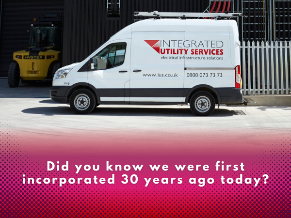 Did you know we were first incorporated 30 years ago today?⚡ | Integrated Utility Services